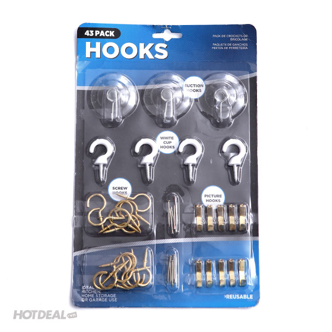 Hộp Móc Treo Nhiều Loại 43 Móc HY0257